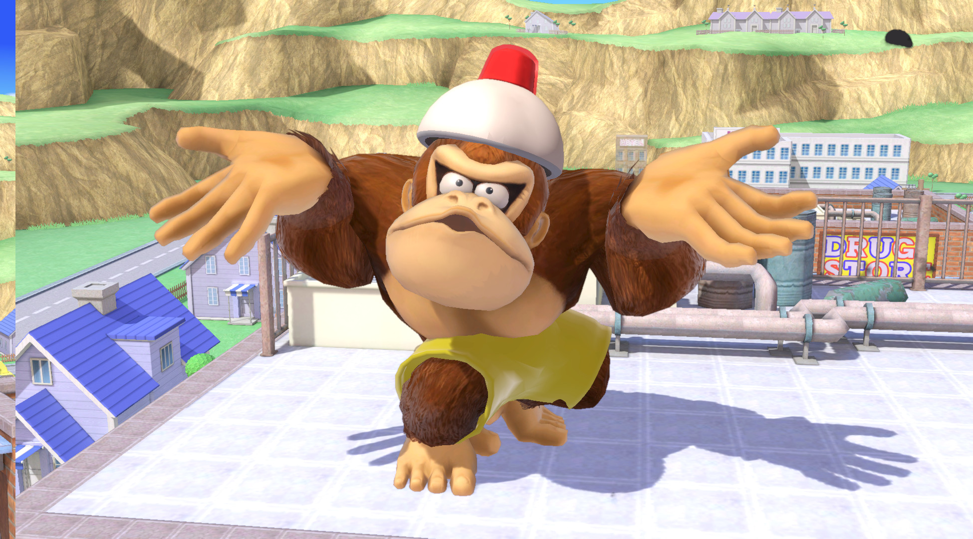 Ape Escape Costume for Donkey Kong Mod for Super Smash Bros. Ultimate ...