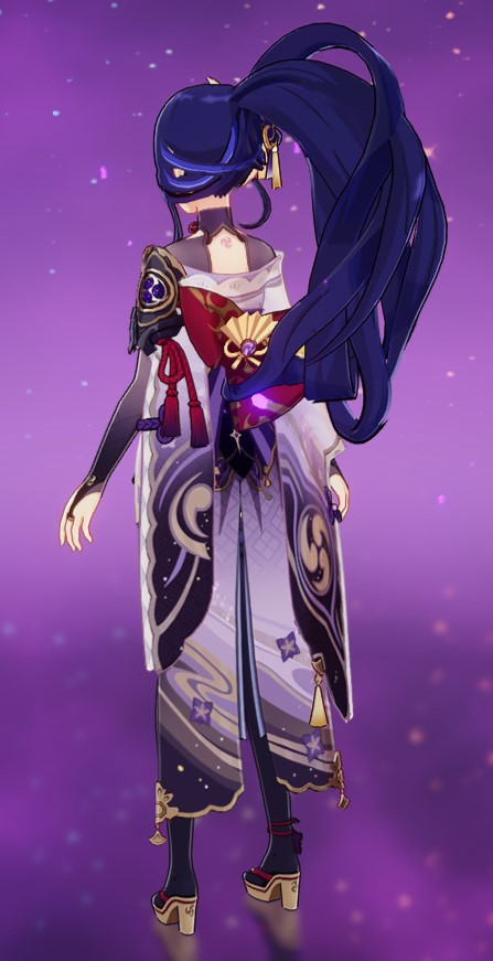 Raiden Shogun Side Ponytail [Genshin Impact] [Mods]