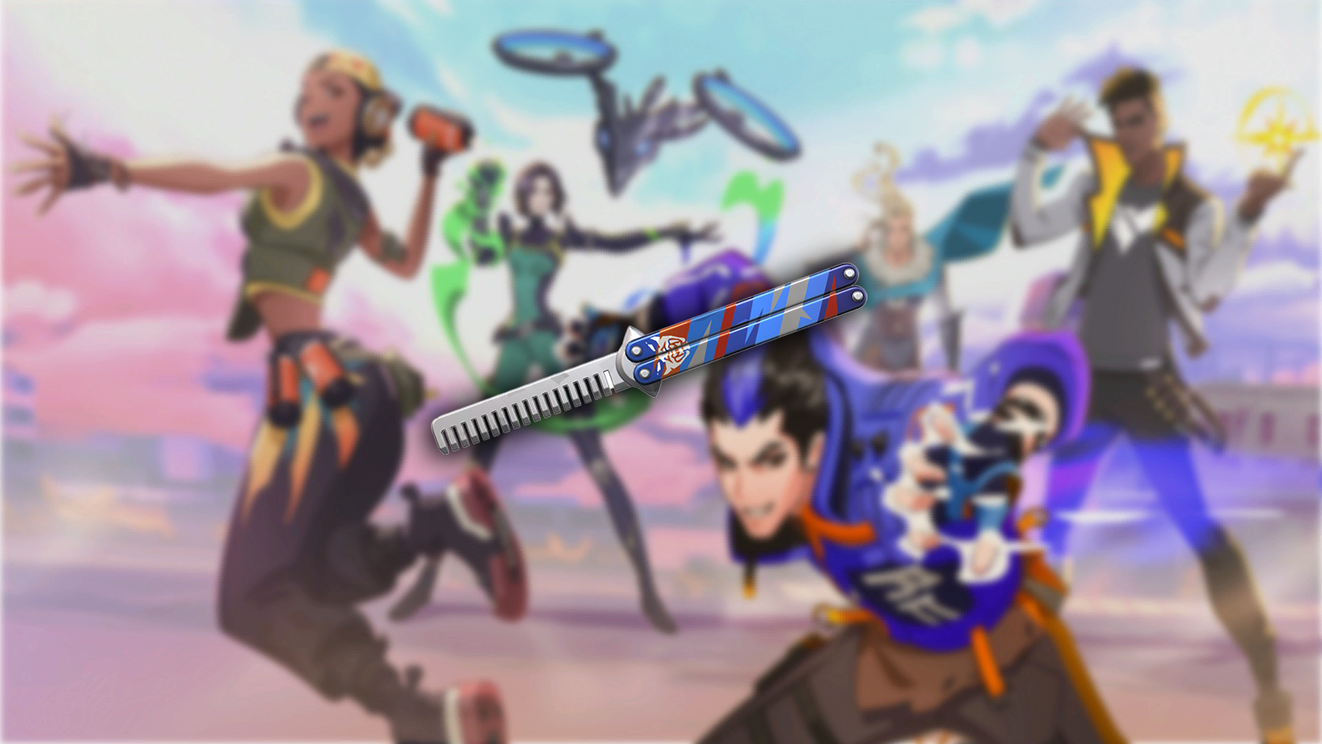 Valorant Yoru's Stylish Butterfly Comb [Counter-Strike 1.6] [Mods]