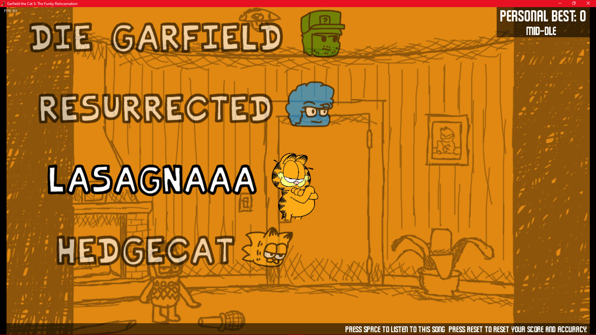 Garfield the Cat 5: The Funky Reincarnation Mod for Friday Night Funkin ...