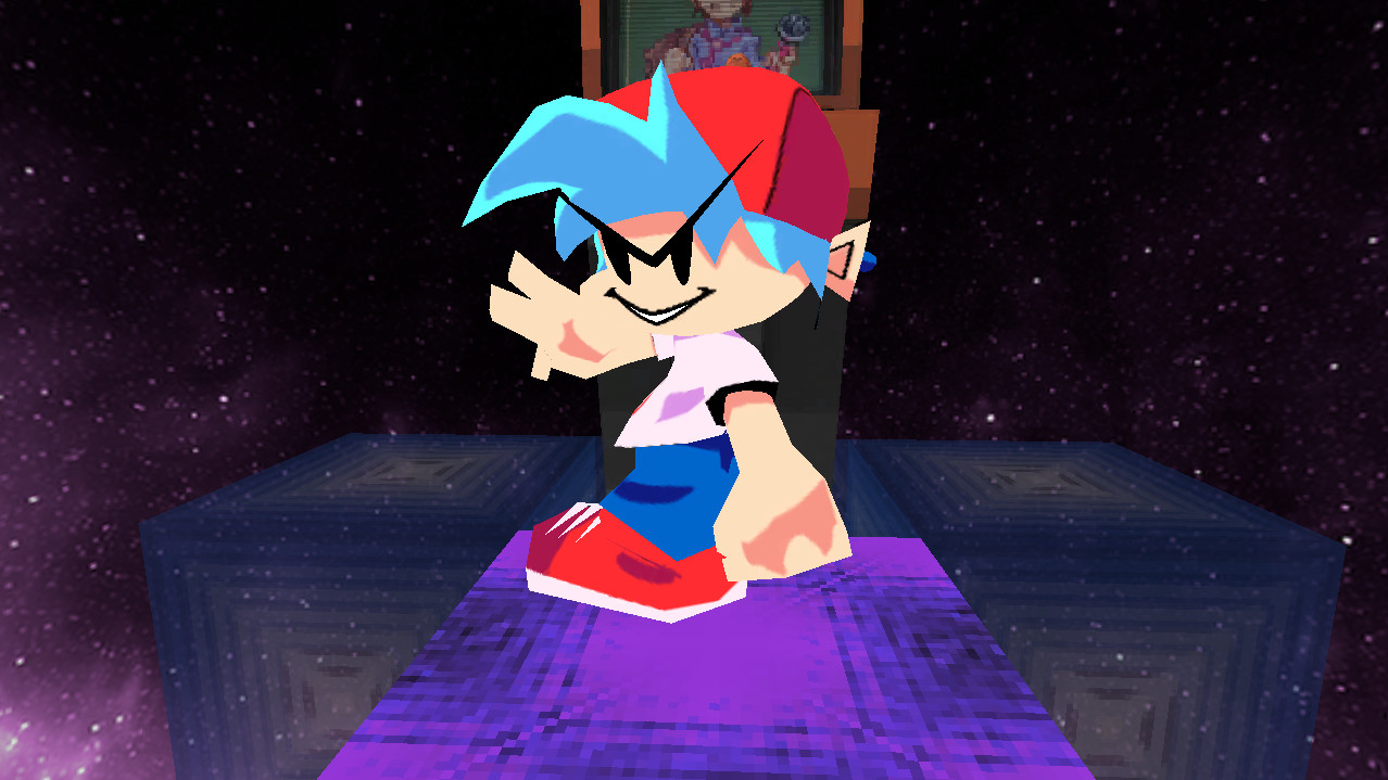 3D Senpai Mod for Friday Night Funkin' | FNF Mods