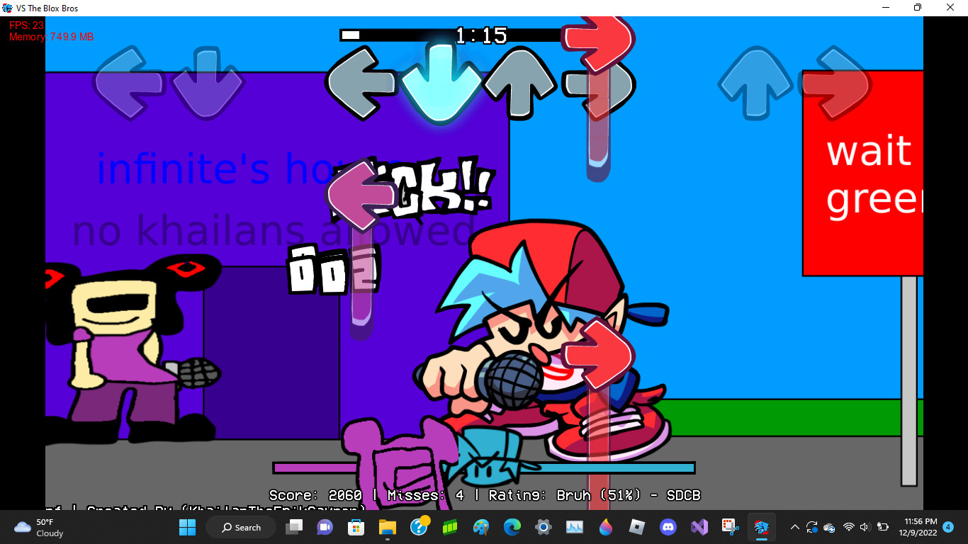 VS The Blox Bros 2.0 Mod for Friday Night Funkin' | FNF Mods