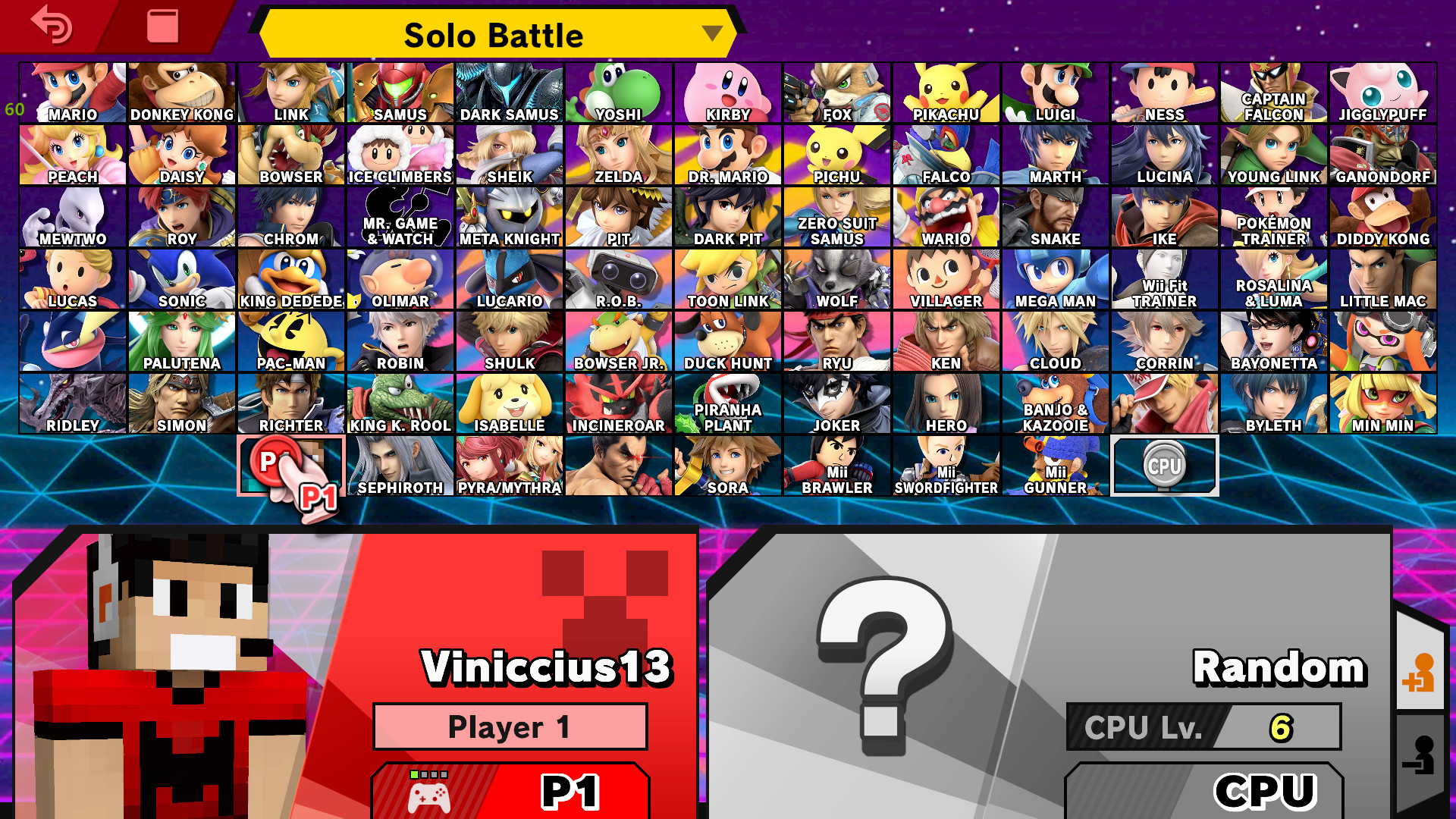 Viniccius13 UI Mod for Super Smash Bros. Ultimate | SSBU Mods