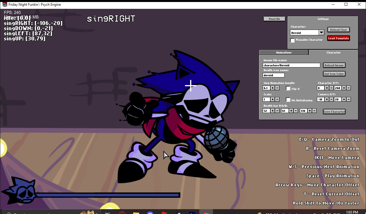 Mid-Effort Devoid Sprites Mod for Friday Night Funkin' | FNF Mods