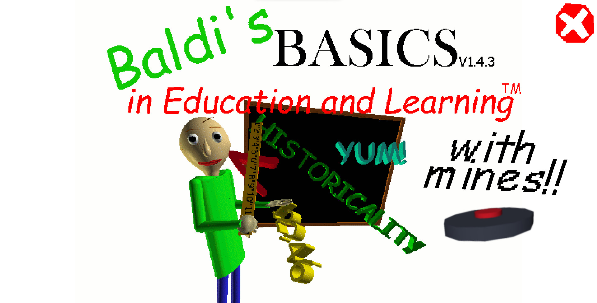 Baldi with Land Mines! (Make characters dead idk) Mod for Baldi's ...