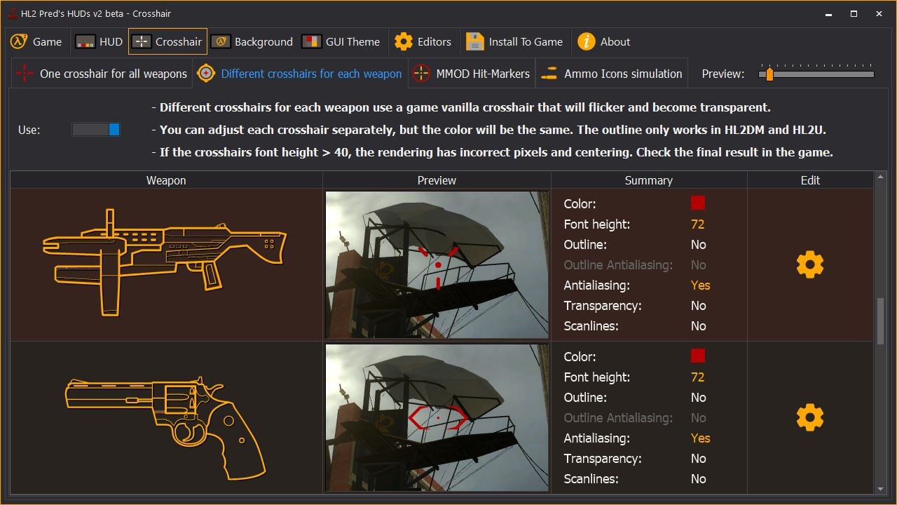 HL2 Pred's HUDs [Half-Life 2] [Mods]