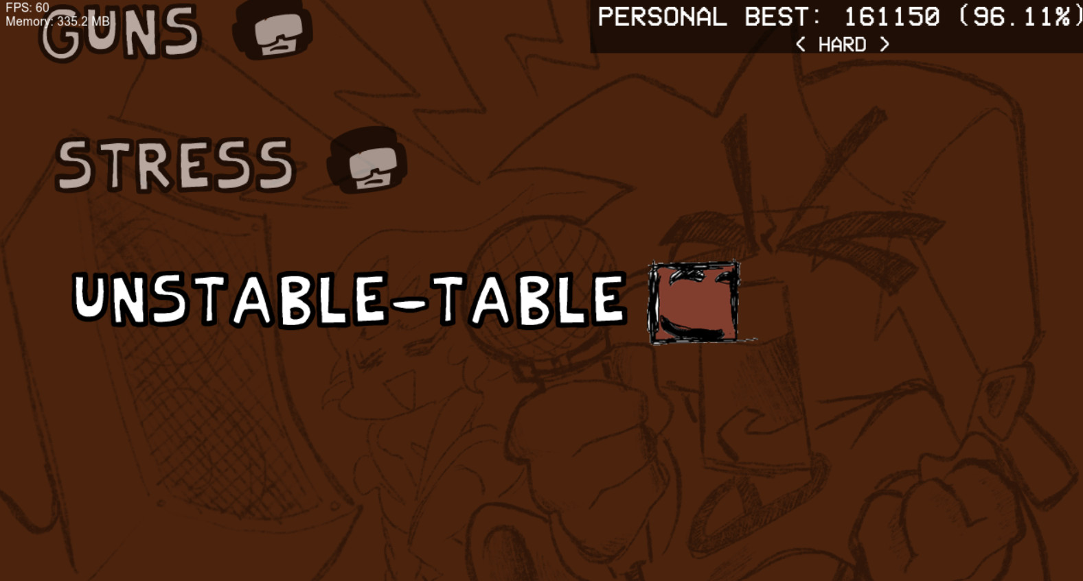 Fnf:Vs table Mod for Friday Night Funkin' | FNF Mods
