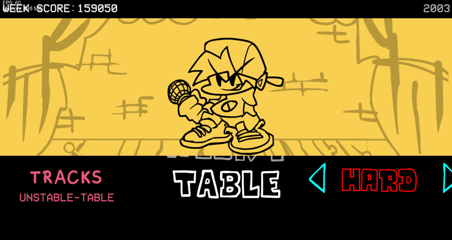Fnf:Vs table Mod for Friday Night Funkin' | FNF Mods