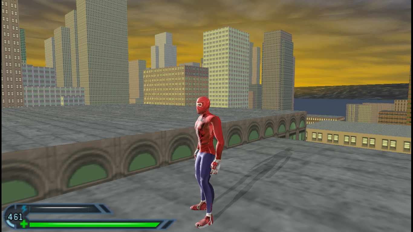 Spider-Man: The Movie Game Wrestler Suit (PSP) [Spider-Man 3] [Mods]