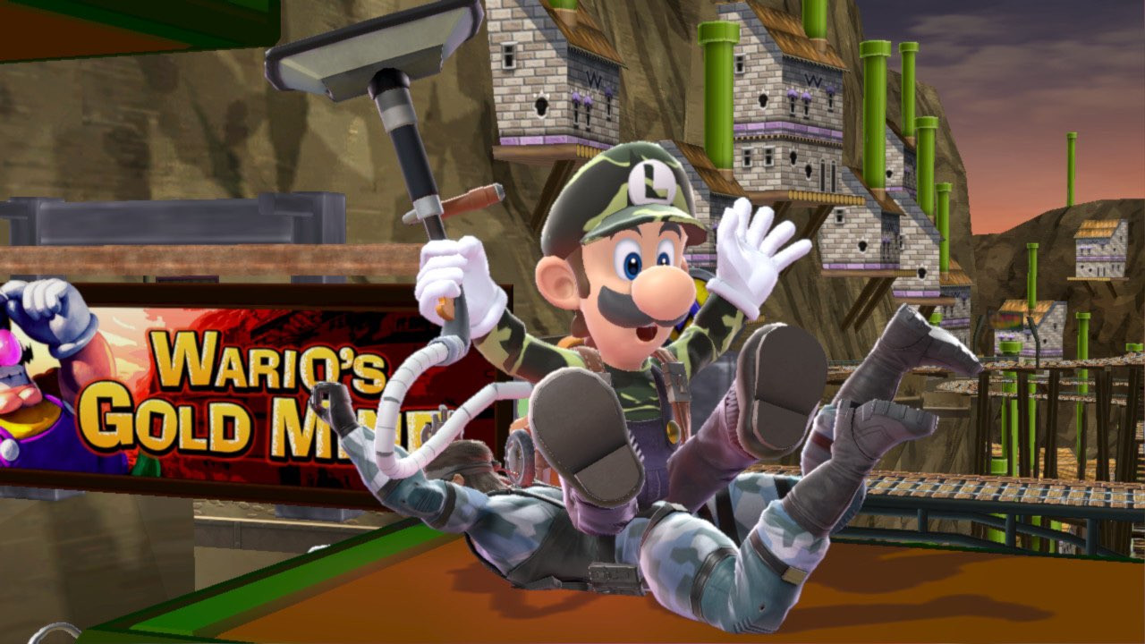 Camouflage Luigi! Mod for Super Smash Bros. Ultimate | SSBU Mods