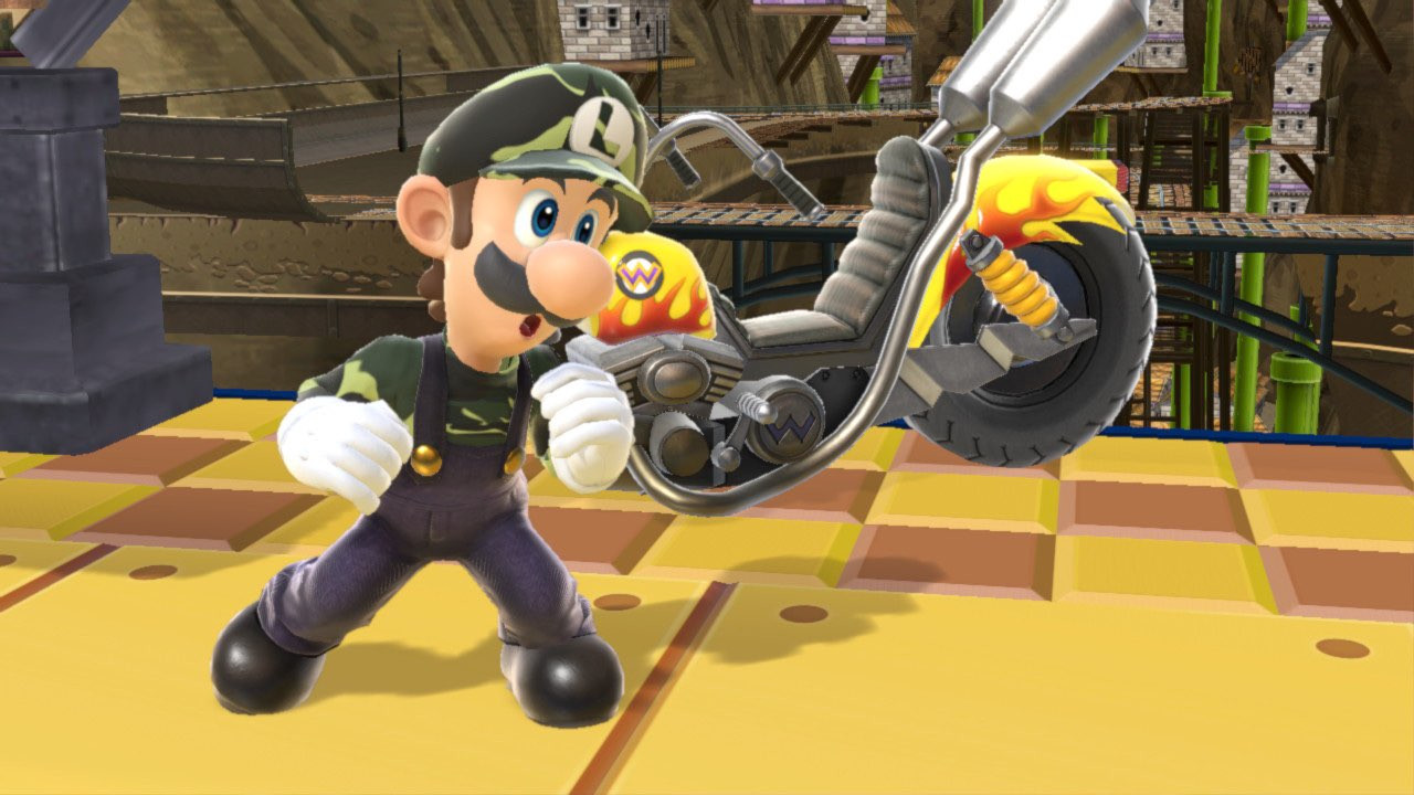 Camouflage Luigi! Mod for Super Smash Bros. Ultimate | SSBU Mods