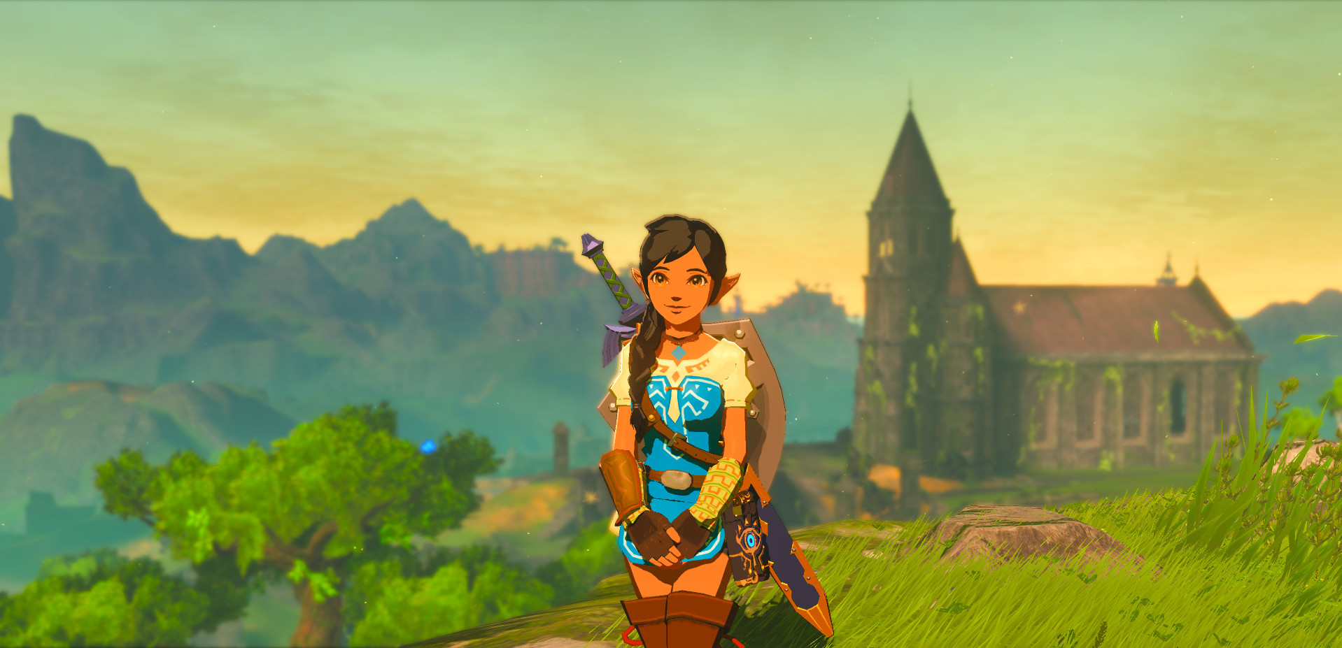 Linkle 2.0 Gerudo Tan / Dark Skin Mod for The Legend of Zelda: Breath ...