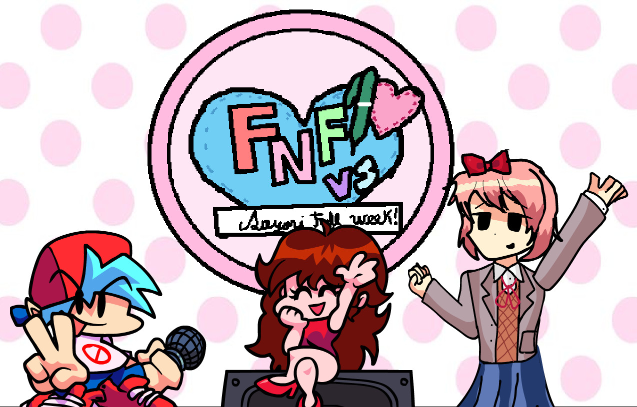 FNF VS Sayori (Full Week) Mod for Friday Night Funkin' | FNF Mods