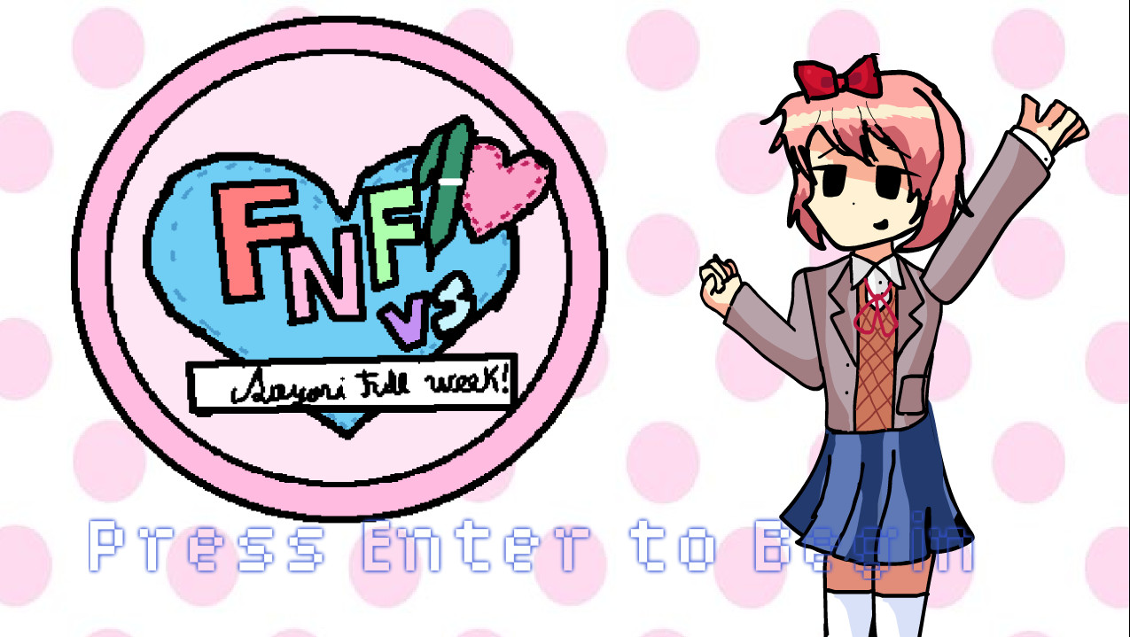 FNF VS Sayori (Full Week) Mod for Friday Night Funkin' | FNF Mods