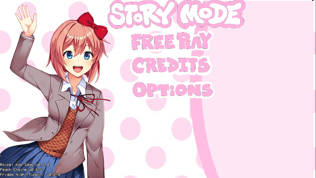 FNF VS Sayori (Full Week) Mod for Friday Night Funkin' | FNF Mods