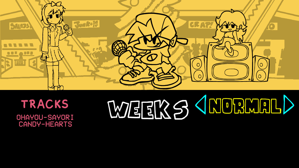 FNF VS Sayori (Full Week) Mod for Friday Night Funkin' | FNF Mods