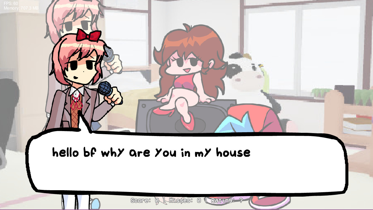 FNF VS Sayori (Full Week) Mod for Friday Night Funkin' | FNF Mods