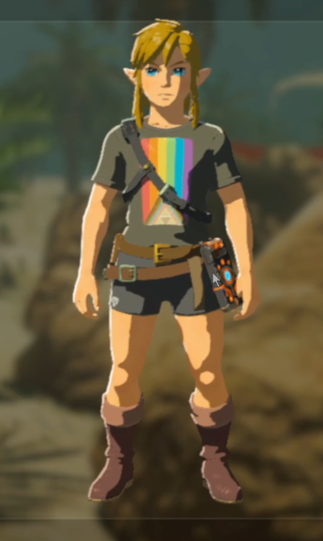 Pride Shirts for Link Mod for The Legend of Zelda: Breath of the Wild ...