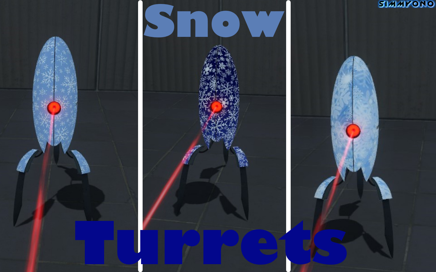 Snow Turrets Mod for Portal 2 | P2 Mods