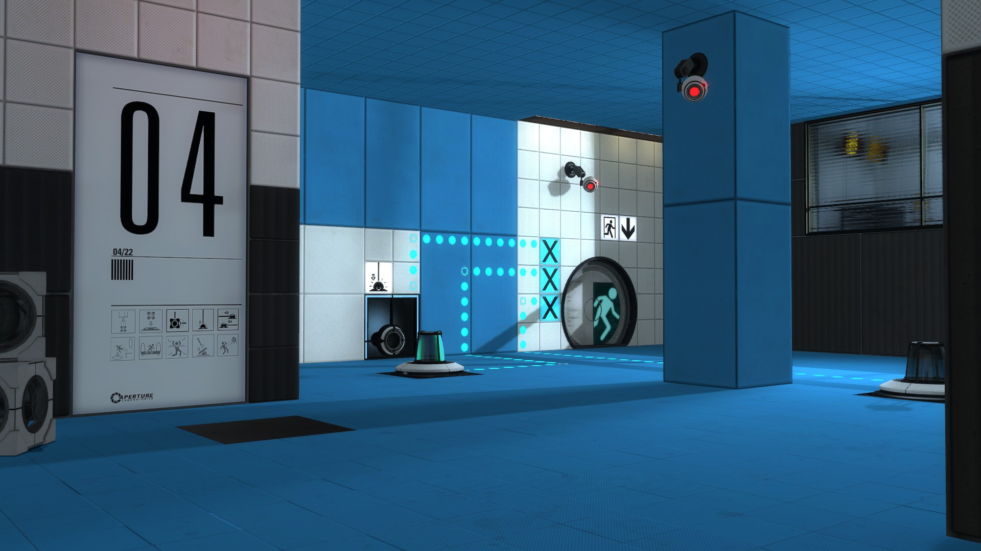 Blue Panels Mod for Portal 2 | P2 Mods