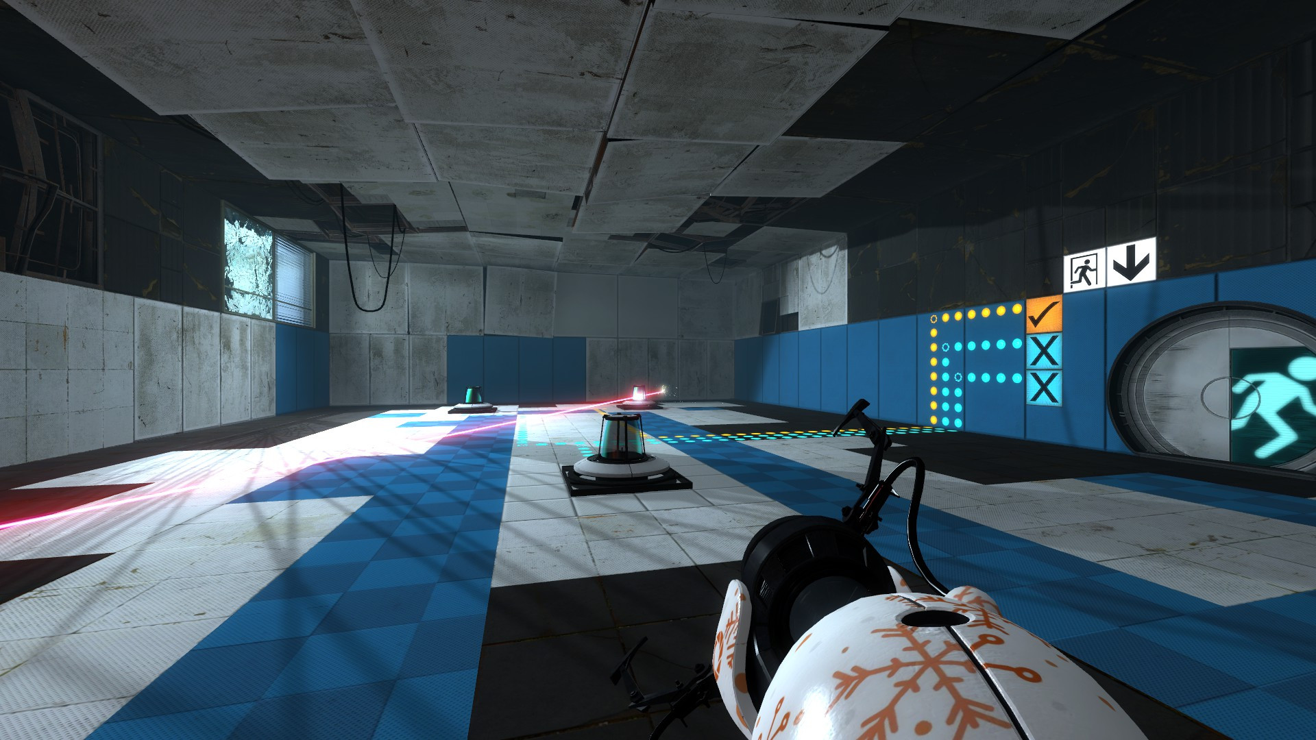 Blue Panels Mod for Portal 2 | P2 Mods