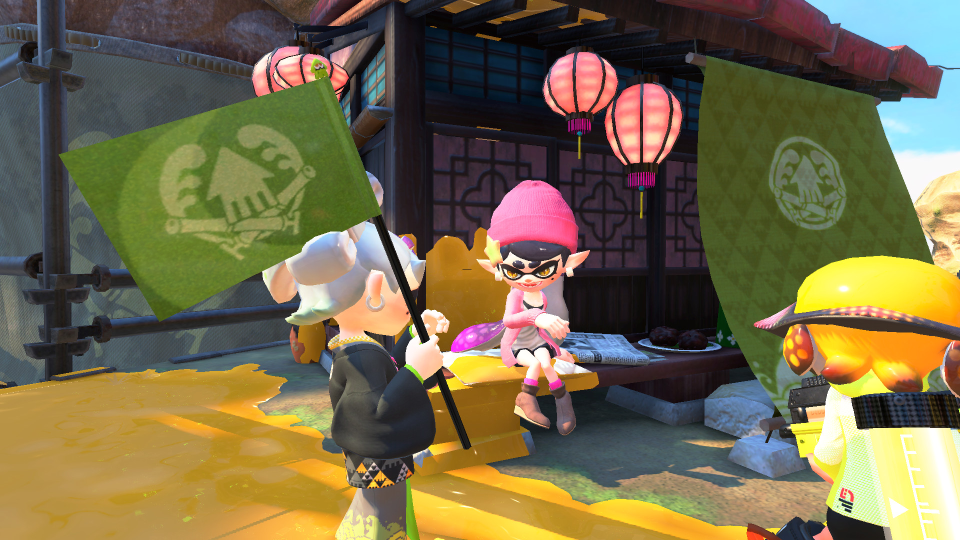 Marie Flag (Pack) Mod for Splatoon 2 | Splatoon 2 Mods