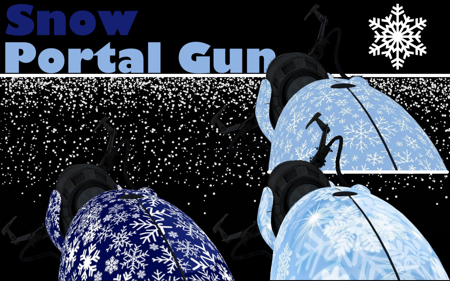 Snow Portal Gun Mod for Portal 2 | P2 Mods