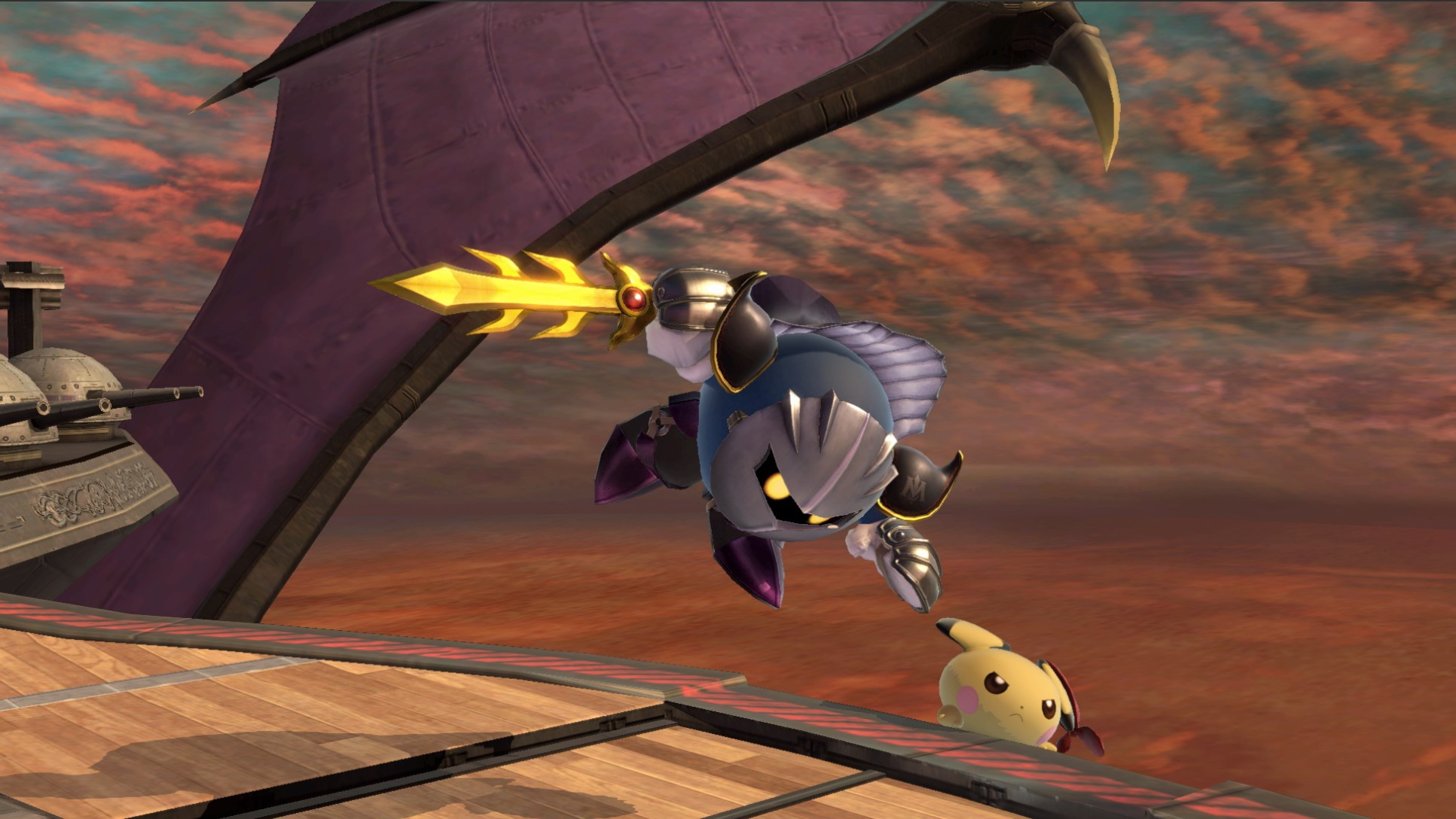 Brawl Meta Knight Retexture + UI [Super Smash Bros. Ultimate] [Mods]
