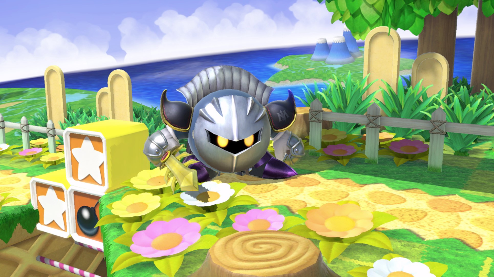 Brawl Meta Knight Retexture + UI [Super Smash Bros. Ultimate] [Mods]