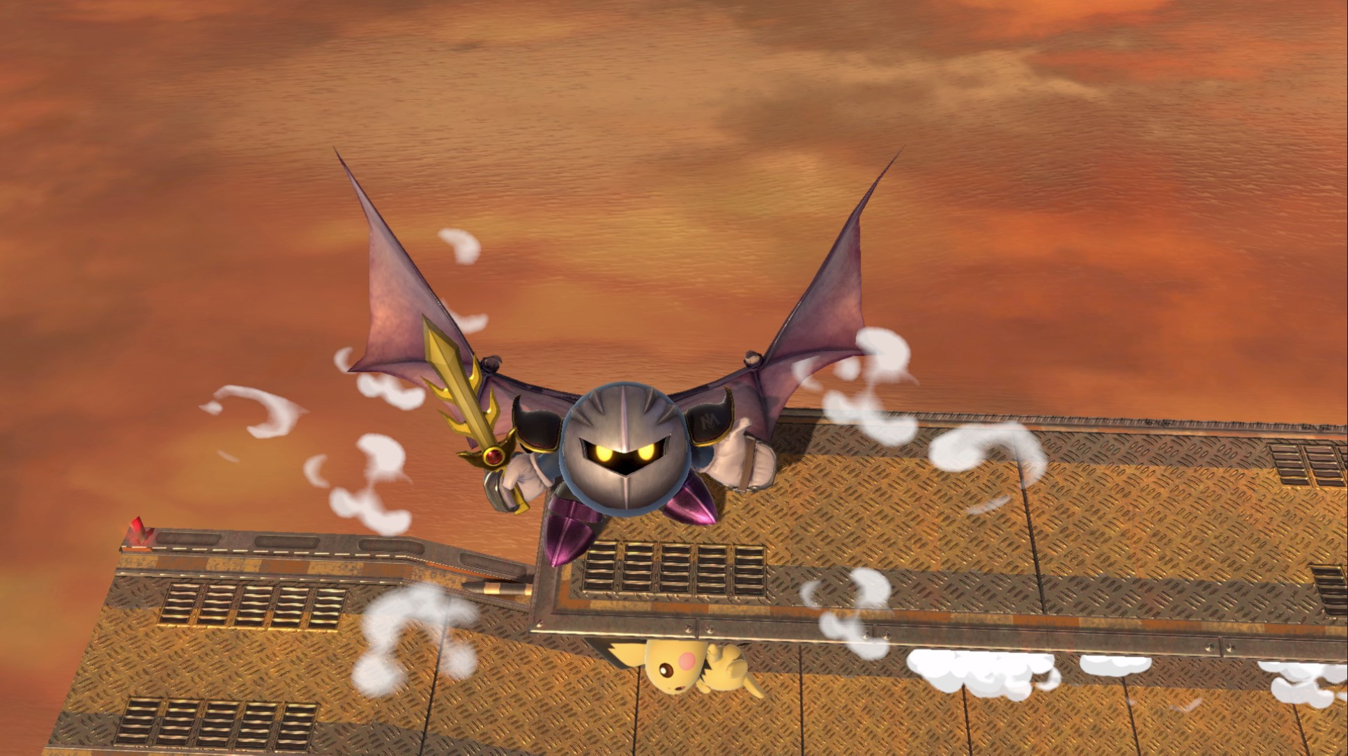Brawl Meta Knight Retexture + UI [Super Smash Bros. Ultimate] [Mods]