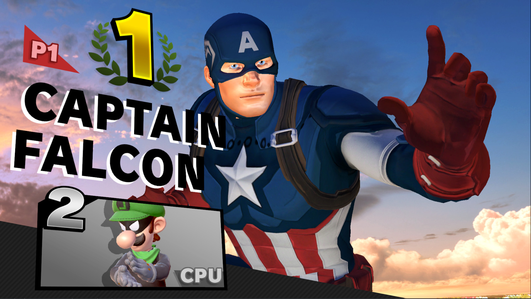 Captain america over Falcon Mod for Super Smash Bros. Ultimate | SSBU Mods