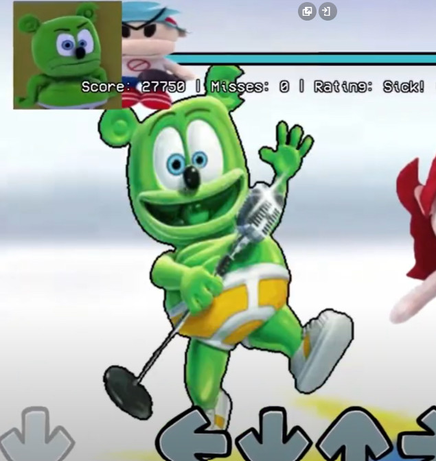 Untitled Gummy Bear mod Mod for Friday Night Funkin' | FNF Mods