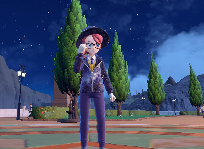 Galaxy pattern winter outfit Mod for Pokemon Scarlet & Violet | PKMN SV ...