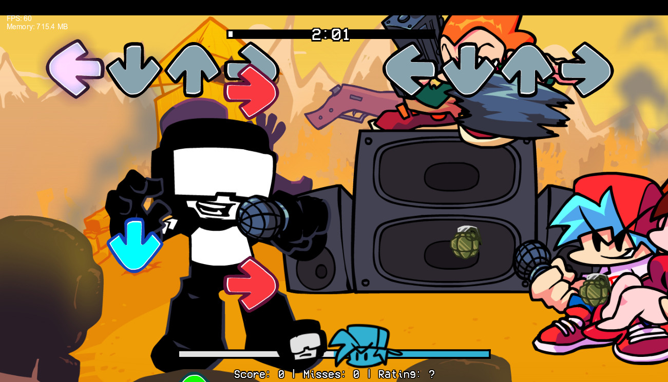 FNF+ difficult mode V2 update [Friday Night Funkin'] [Mods]