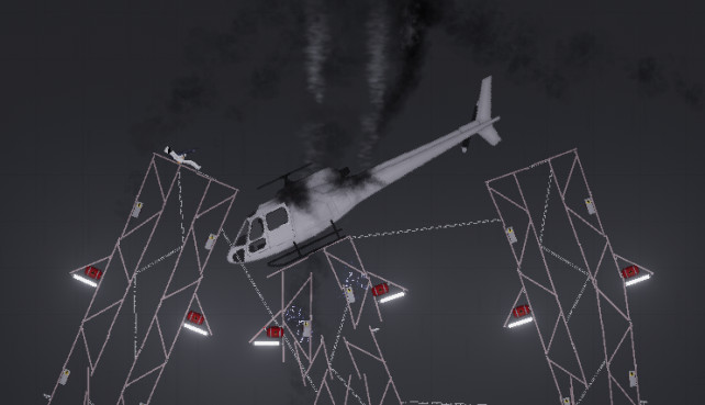 destructible Power plant type building Mod for People Playground | PP Mods