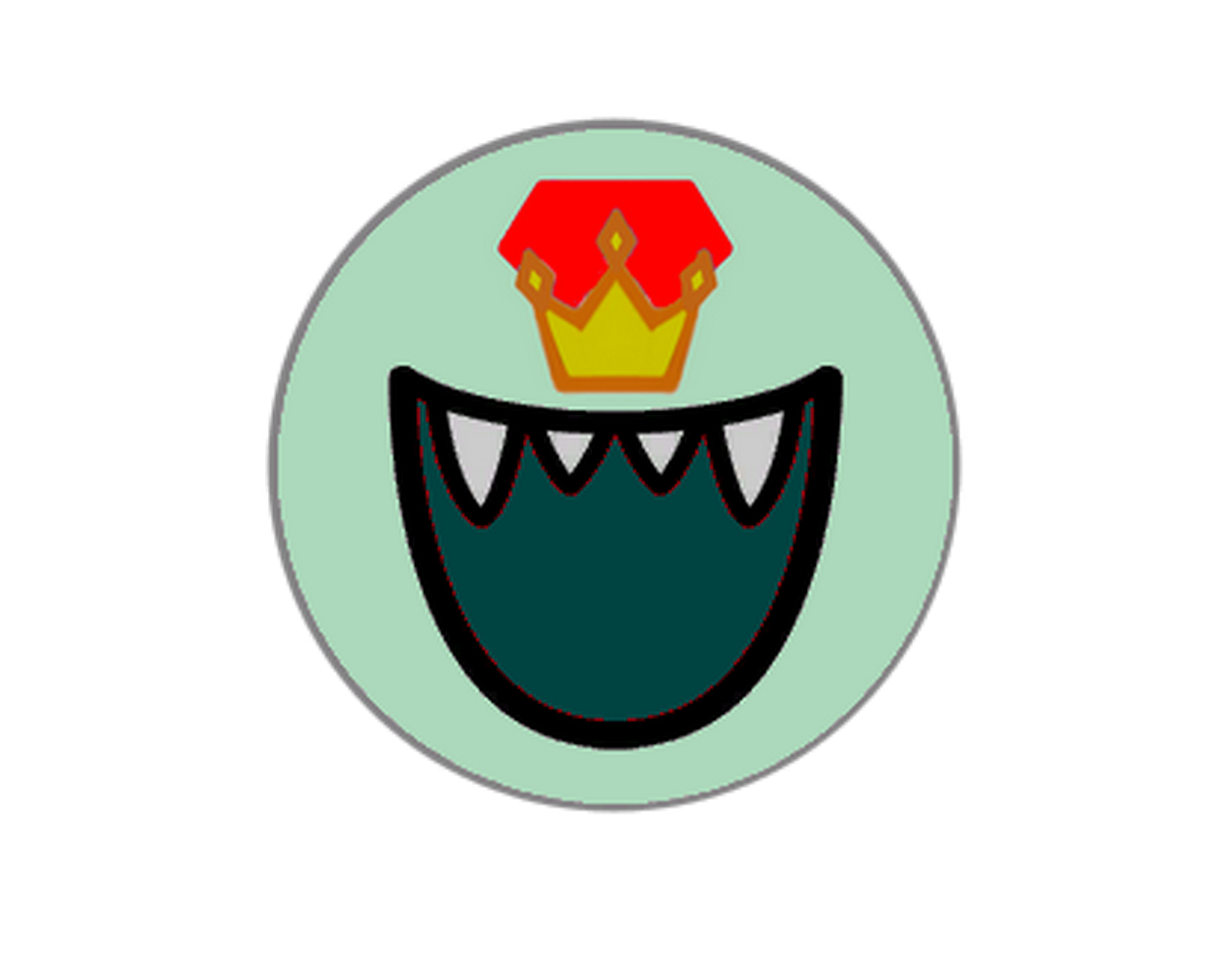 King Boo Logo World Of Nintendo Super Mario King Boo 2.5" Action