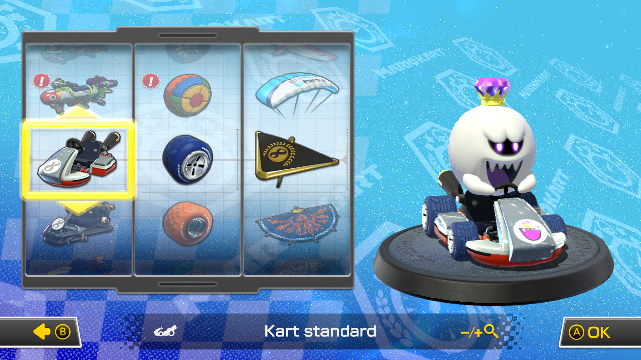 king boo luigi's mansion emblem Mod for Mario Kart 8 Deluxe | MK8D Mods
