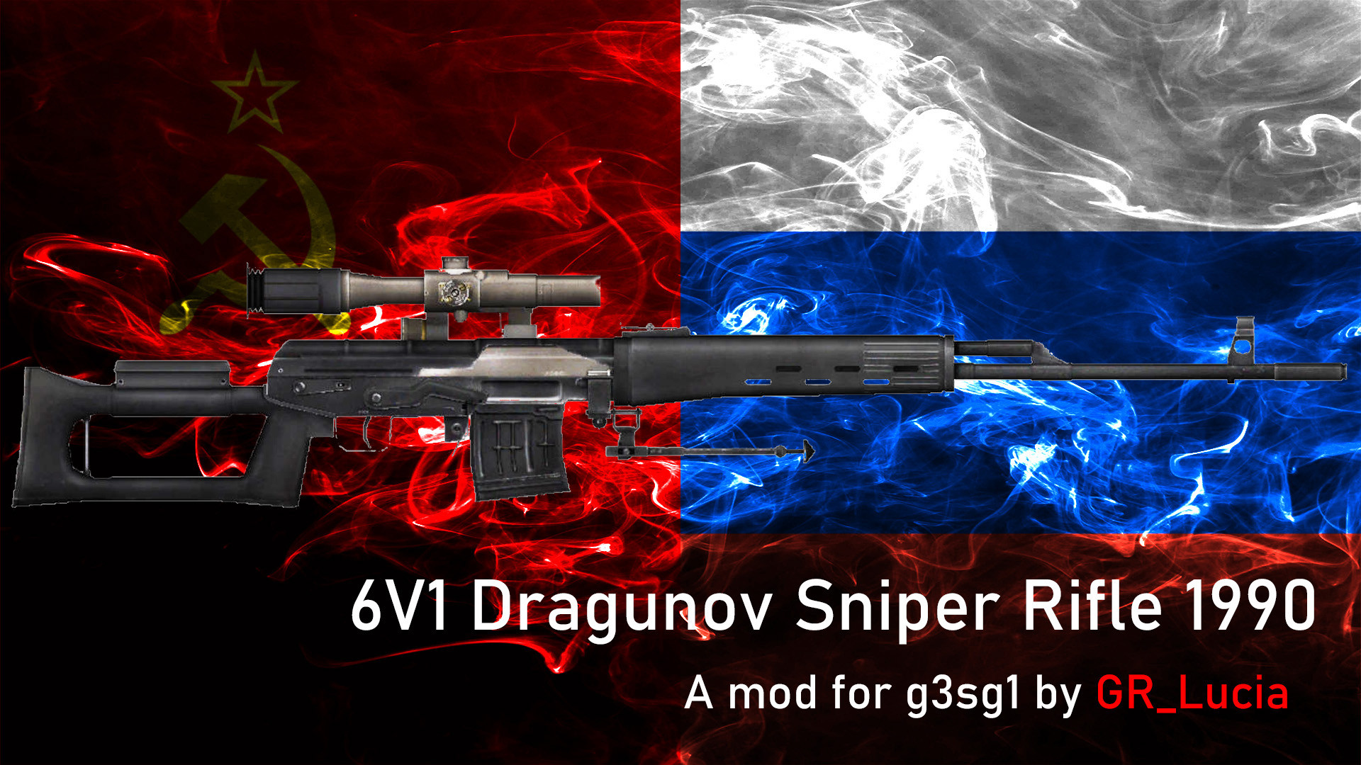 6V1 Dragunov Sniper Rifle 1990 Mod for Counter-Strike 1.6 | CS1.6 Mods
