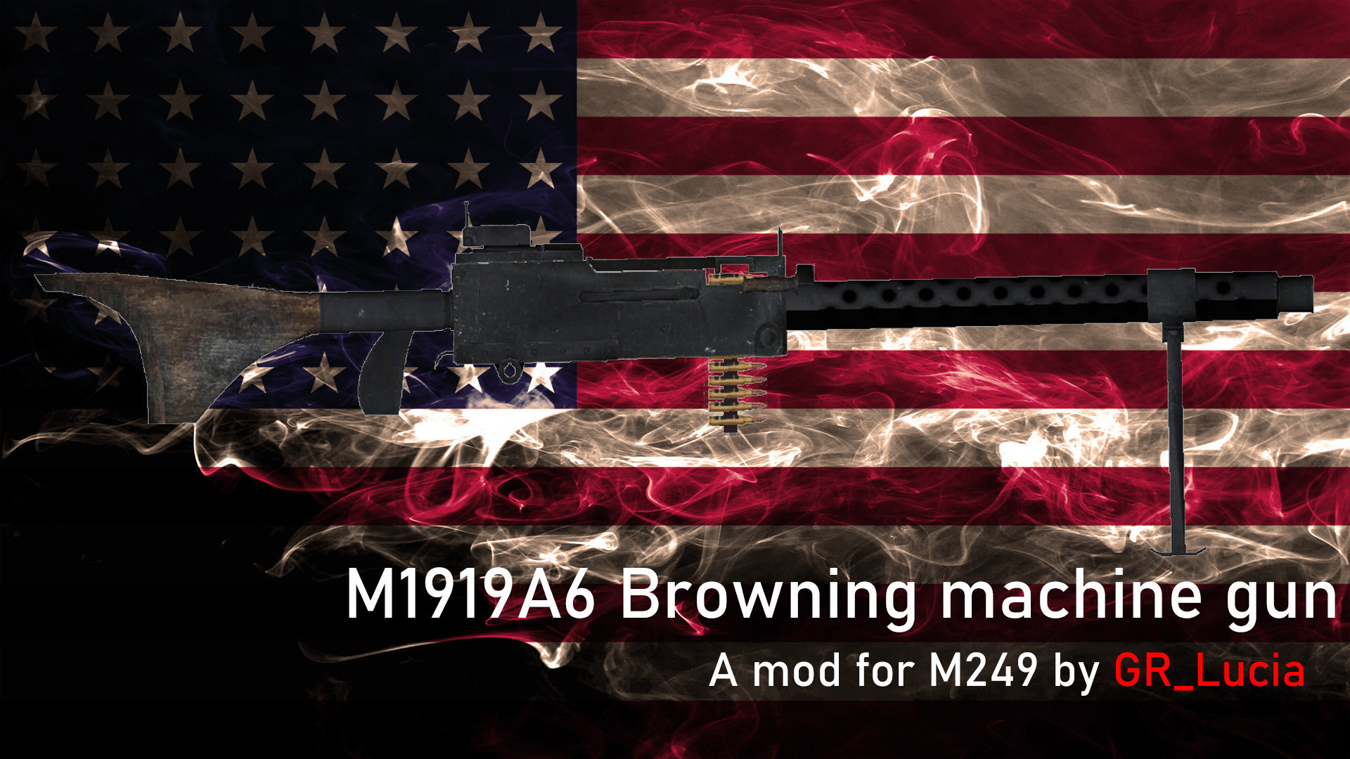 M1919A6 Browning Machine Gun Mod for Counter-Strike 1.6 | CS1.6 Mods