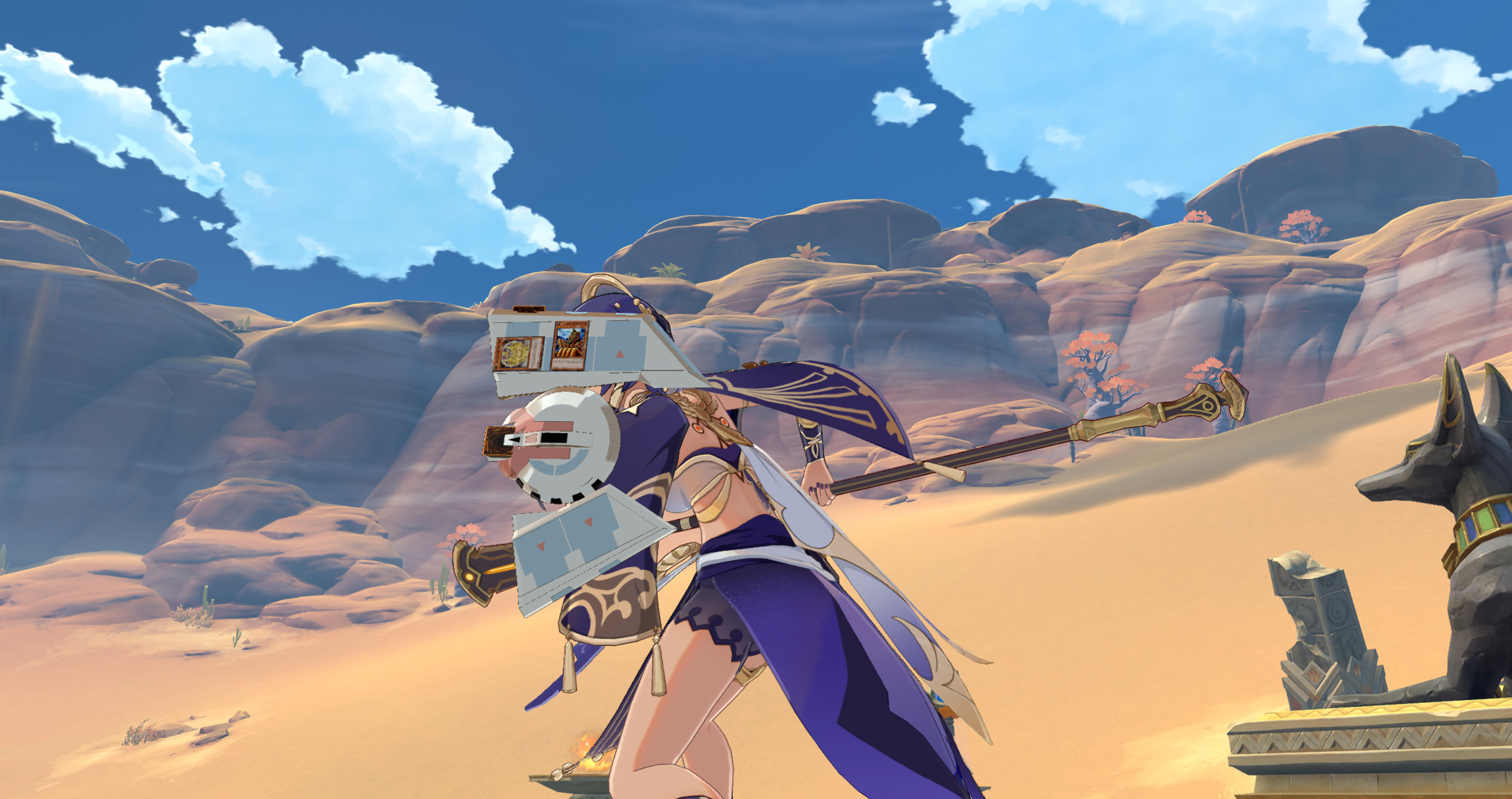 Duel Disk Candace Shield Mod for Genshin Impact | GI Mods