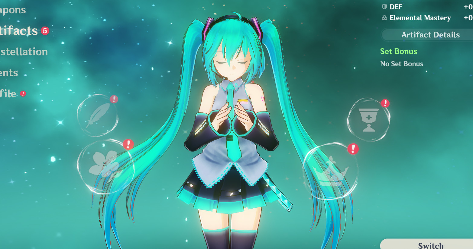 Hatsune Miku! Mod for Genshin Impact | GI Mods