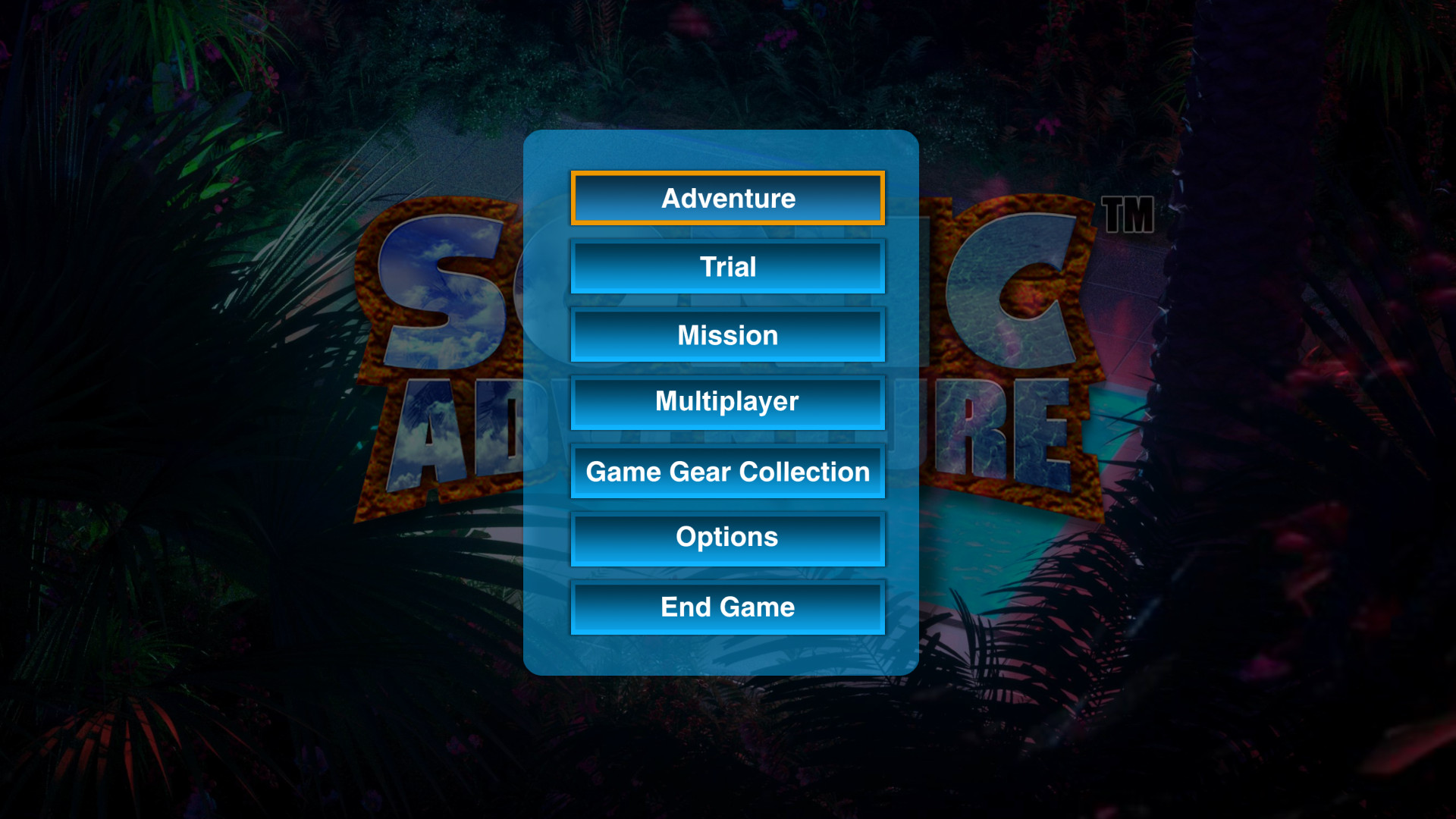 Dark Menus Mod for Sonic Adventure DX | SADX Mods