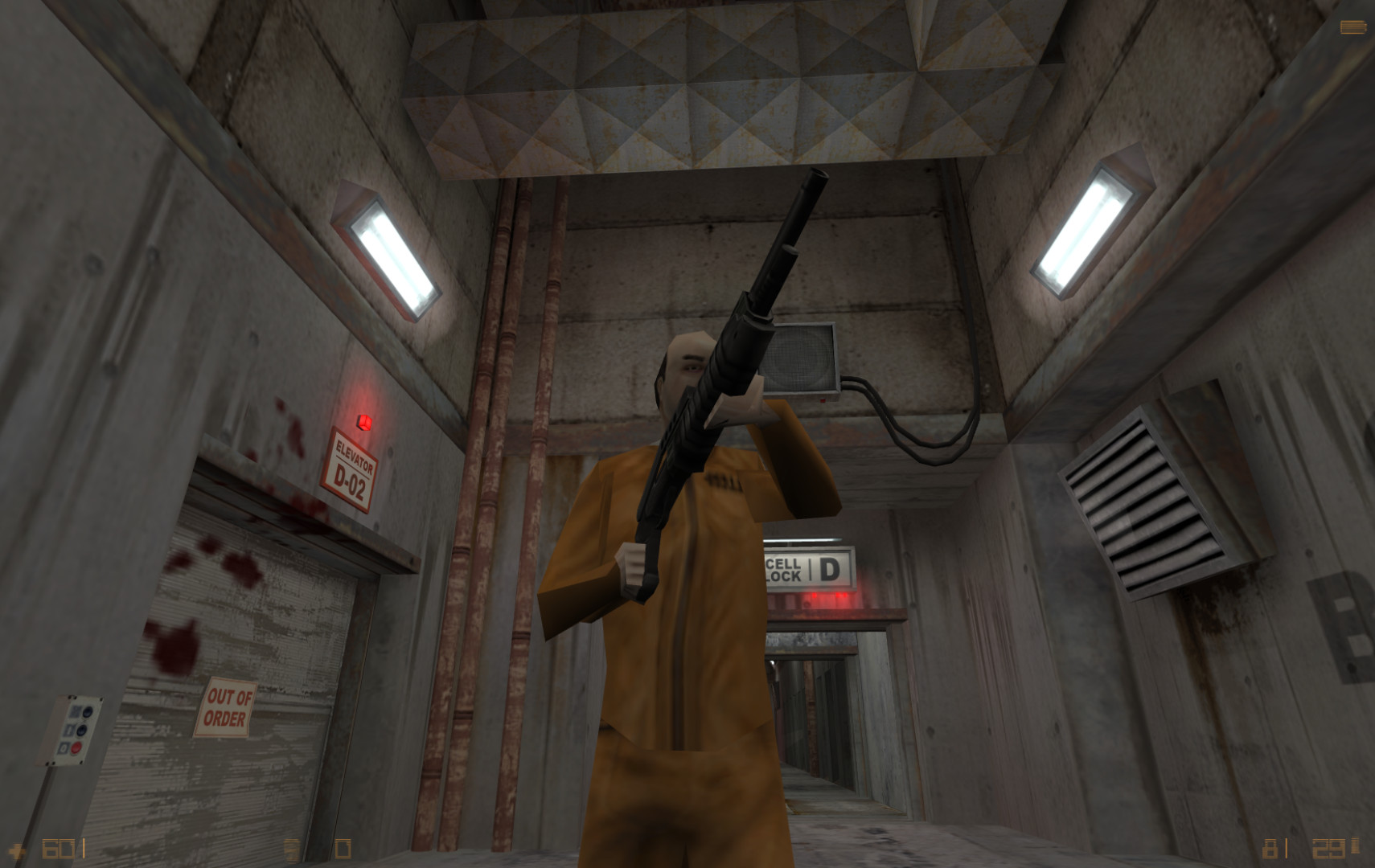 Prisoner playermodel Mod for Half-Life: C.A.G.E.D. | HLC Mods