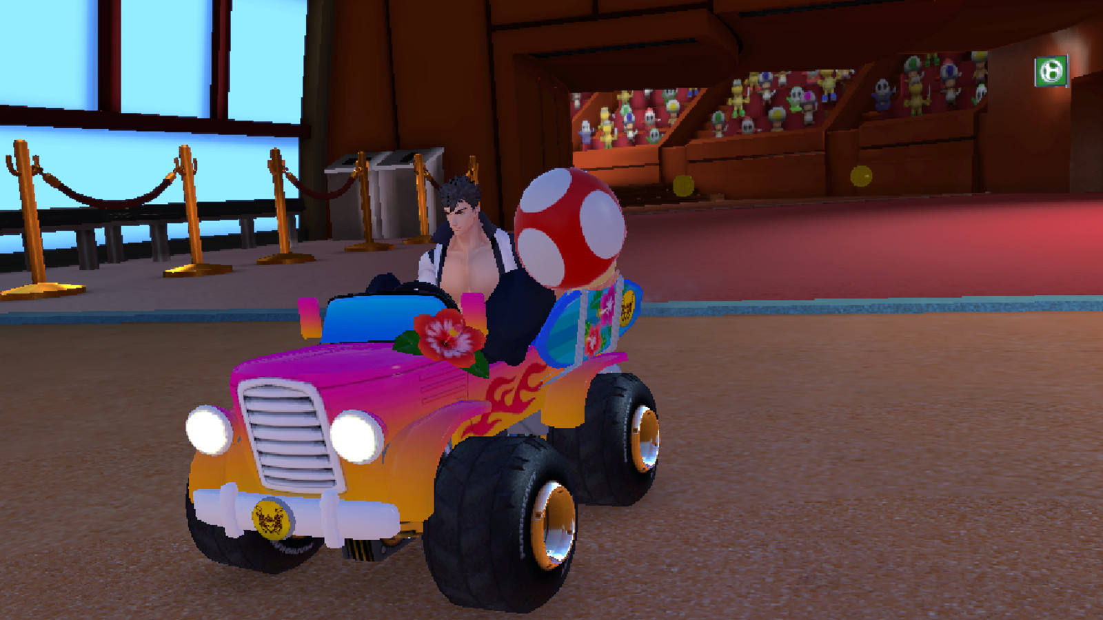 GoldCloud Balloons & Tropical Truck v2 (Tour Port) Mod for Mario Kart 8 ...