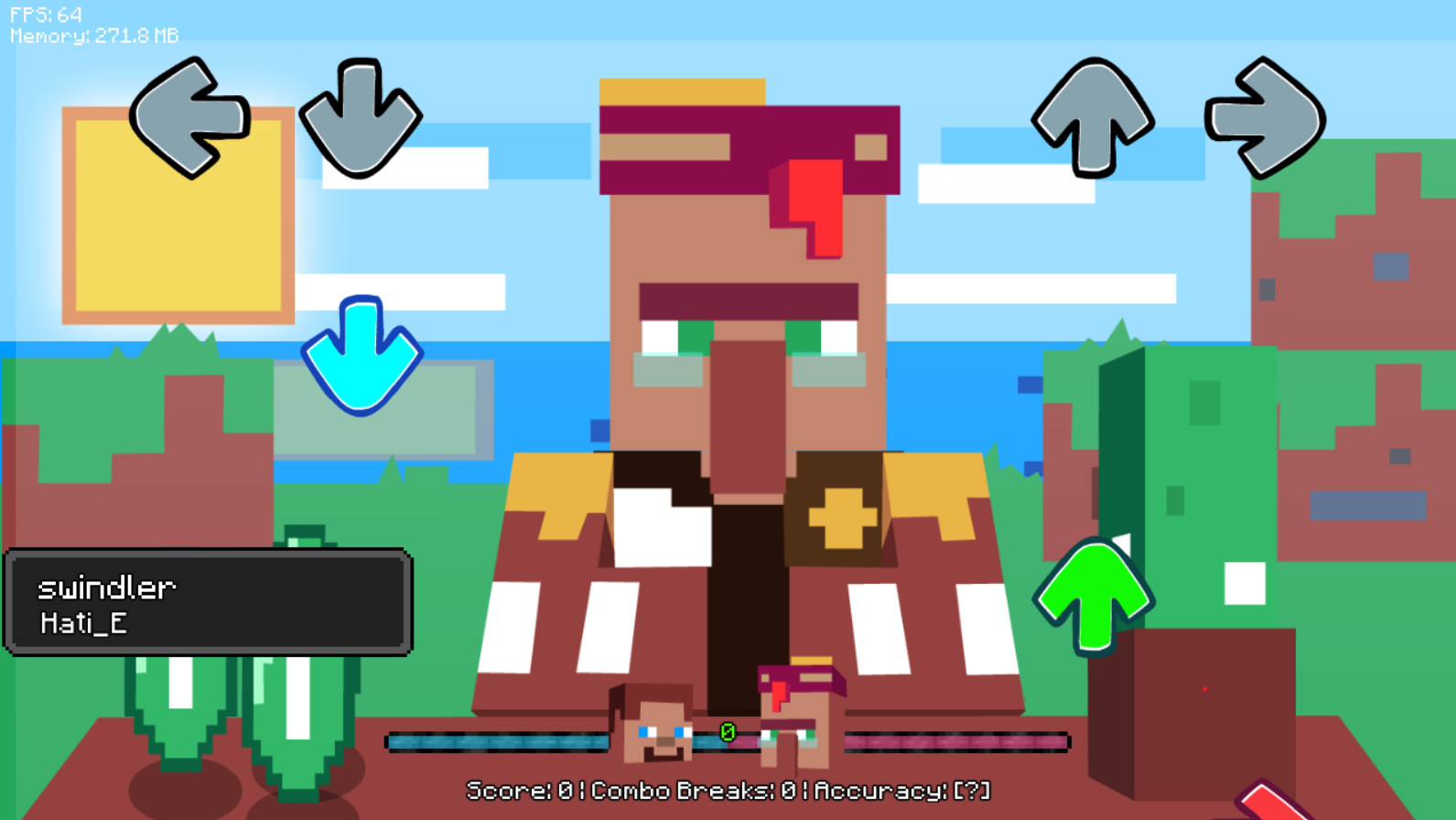 Funk' Craft: PRE-BUILD! Mod for Friday Night Funkin' | FNF Mods