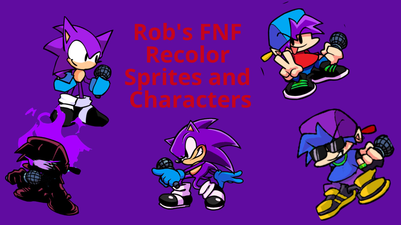 Rob's FNF Recolor Sprites and Characters Mod for Friday Night Funkin ...