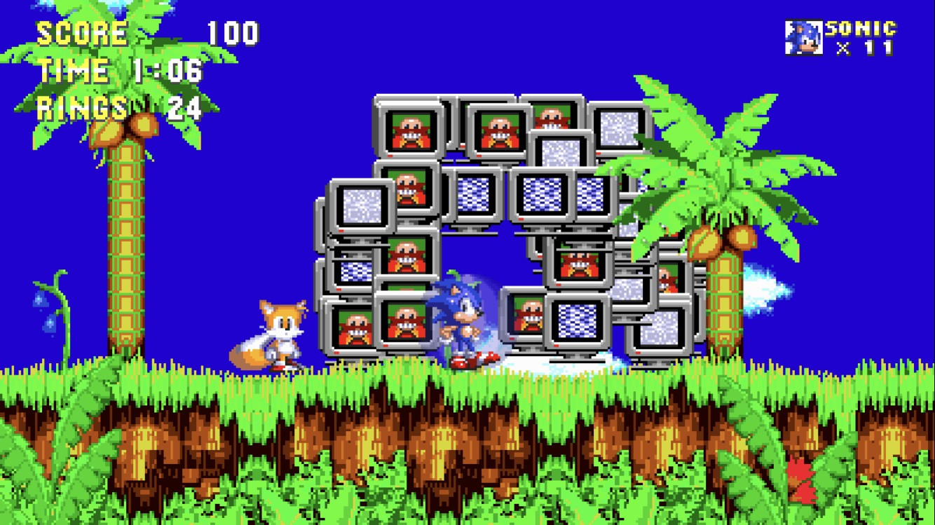 Sonic 1/2013 monitors Mod for Sonic 3 A.I.R. | S3AIR Mods