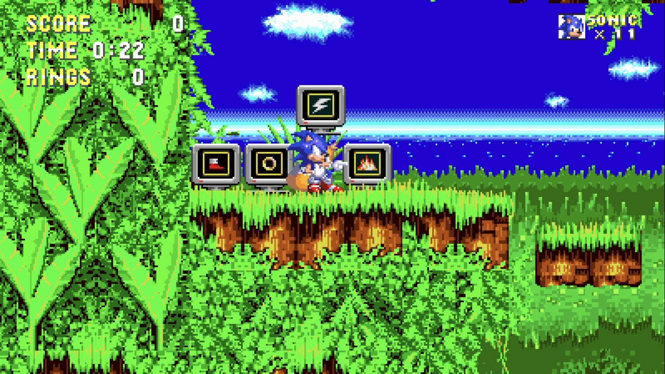Sonic 1/2013 monitors Mod for Sonic 3 A.I.R. | S3AIR Mods