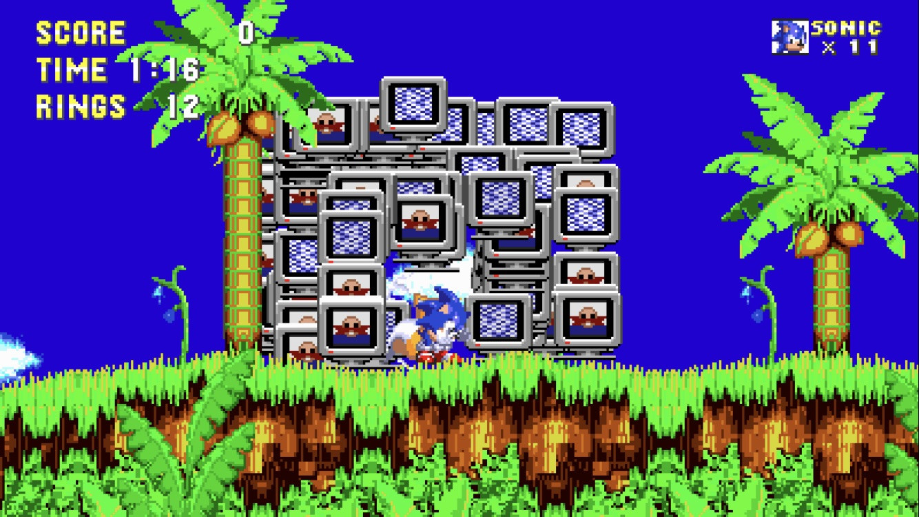 Sonic 1/2013 monitors Mod for Sonic 3 A.I.R. | S3AIR Mods