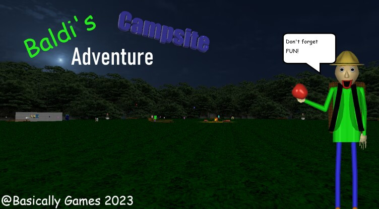 Baldi's Campsite Adventure Mod for Baldi's Basics | Baldi Mods
